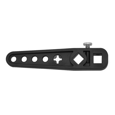 Nylon Lever Arm - Multi-Fit Plastic Handle for Valves and Taps, Black