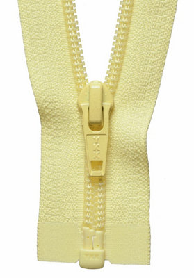 NYLON O/E ZIP 56CM - Nylon Open End Zip: 56cm: Lemon - YKK