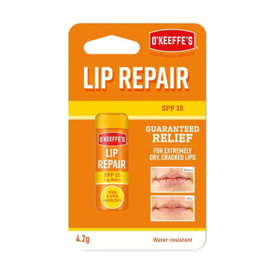 O'Keeffe's Lip Repair Set Overnight Lip Balm 7g + SPF Lip Balm 4.2g for ...