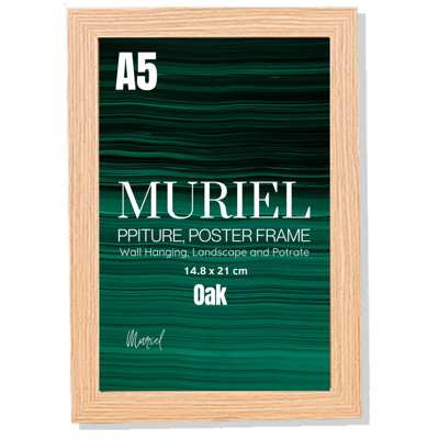Oak Picture Frame Photo Frame Perspex Sheet for Wall or Table ...