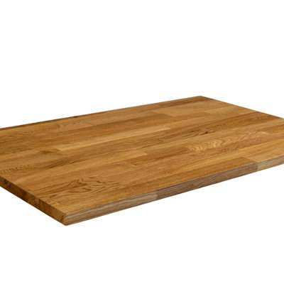 Oak Worktop 1m x 950mm x 28mm - Premium Solid Wood Kitchen Countertop ...