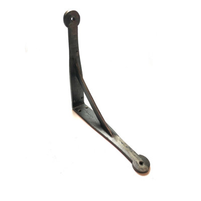 Oakcrafts - Pair of Antique Cast Iron Gallows Shelf Brackets - 200mm x ...