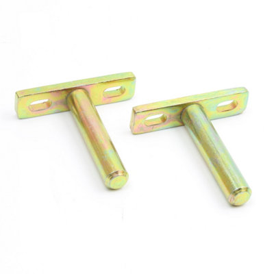 Oakcrafts - Pair of Concealed Floating Shelf Supports with Solid ...