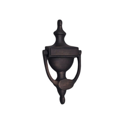 Oakcrafts - Victorian Door Knocker 150mm Aged Bronze Finish