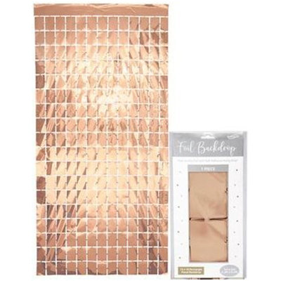Oaktree Rectangle Craft Foil Metallic Rose Gold (One Size)