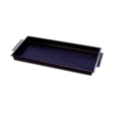 Oasis Plastic Brick Tray Black (25 x 13 x 3cm) | DIY at B&Q