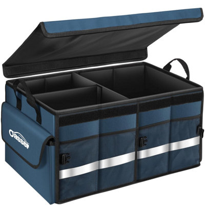 Oasser Car Boot Organiser Storage Collapsible Durable Multi ...