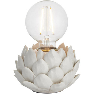Oatmeal Crackle Glaze Table Lamp - Antique Brass Plate Shade - 100mm ...