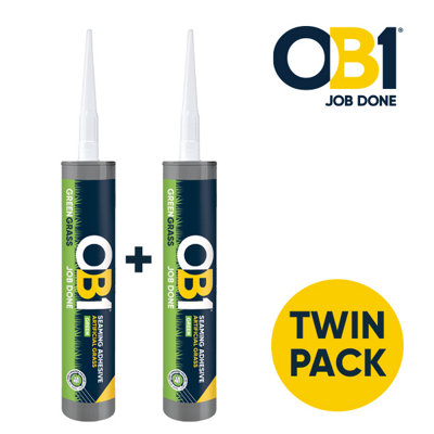 OB1 GreenGrass Seaming Adhesive for Artificial Grass - 2 x 290ml ...