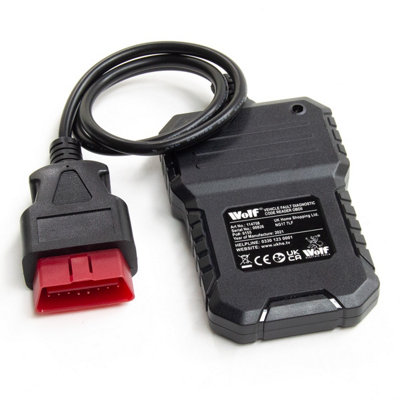OBD2 Code Reader Scanner Wolf Diagnostic OBDII / EOBD Automotive ...