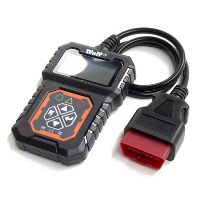 OBD2 Code Reader Scanner Wolf Diagnostic OBDII / EOBD Automotive ...
