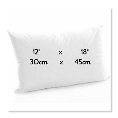 Oblong Cushion Pad Rectangular Shape Deep Fill Hollowfiber Cushions ...