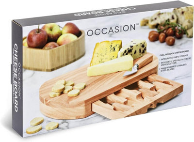 Occasion Oval Cheese Board Gift Set