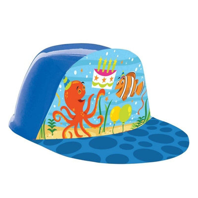 Ocean Buddies Plastic Sea Creatures Birthday Party Hats Multicoloured ...