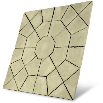 Octagon Paving Patio Kit 'The Henbury' Parisian (2.25m x2.25)
