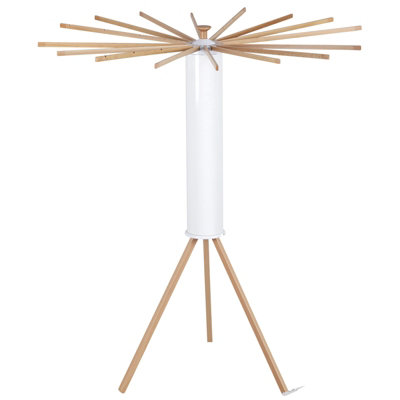 Octopus Drying Rack Clothes Airer 16 Wooden Arms Laundry Dryer Tripod ...
