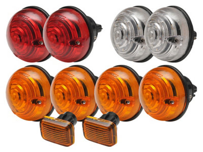 OEM Light Kit Reflector Side Lamps Fits Defender 300TDI-On TD5 Up To WA159806