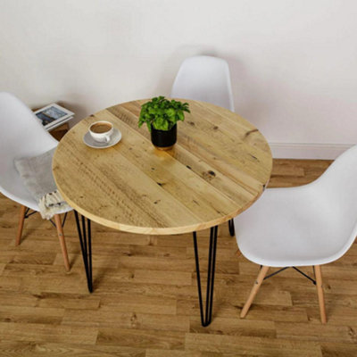 Off the Grain Wood Circular Dining Table - Wooden 110cm Diameter ...