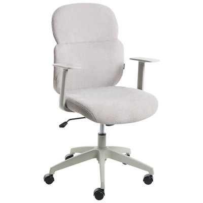 Office Chair LEXOR Fabric Light Grey