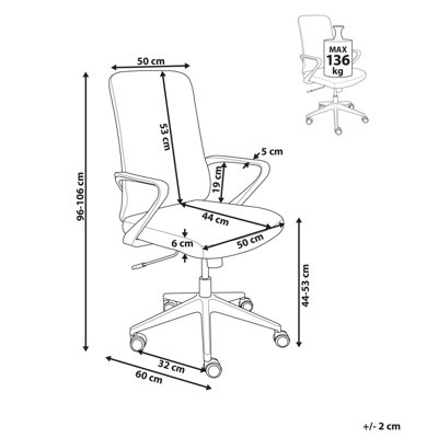 Office Chair Light Blue EXPERT