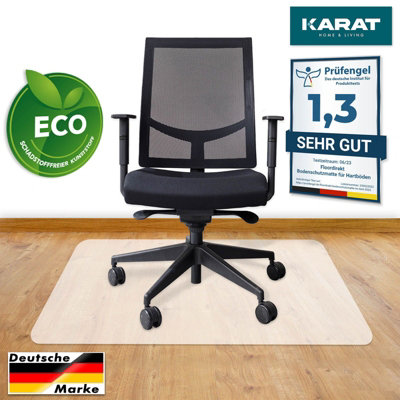 Office Chair Mat Polypropylene for Hard Floors Desk Home Office Floor ...