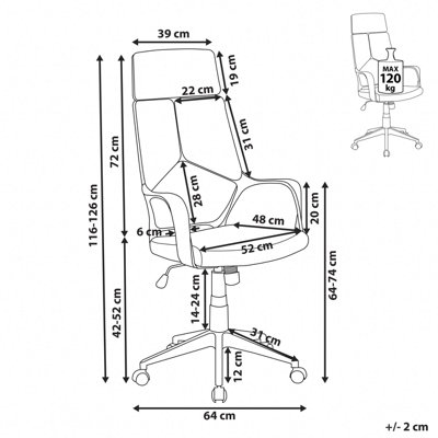 Office Chair Swivel DELIGHT Teal