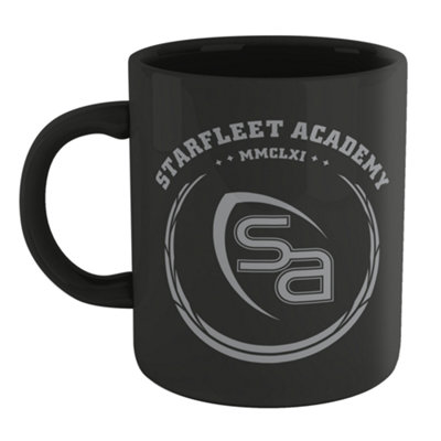 Official Star Trek Starfleet Academy Mug - Black 100% Ceramic ...