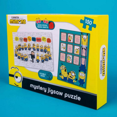 Officially Licensed Minions 150 Piece Double Sided Magic Jigsaw Puzzle ...