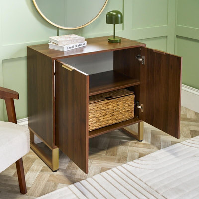OHS Chelsea Wood Effect Sideboard Table Modern Cabinet Storage