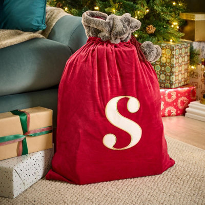 OHS Christmas Alphabet Sack, Red - S
