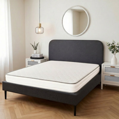 OHS Memory Foam Mattress Luxury Quilted Sprung Comfort - Single