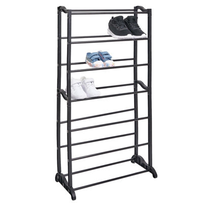 OHS Multi Level Shoe Storage Home Space Organiser Shelving Rack, 7 Tier ...