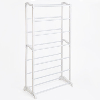 OHS Multi Level Shoe Storage Home Space Organiser Shelving Rack, 7 Tier ...