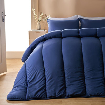 OHS Soft Coverless 10.5 TOG Duvet Set Pillowcase Quilted Cover, Mid ...