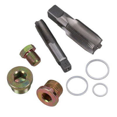 Oil drain sump plug differential gear box damaged thread repair kit 114pcs