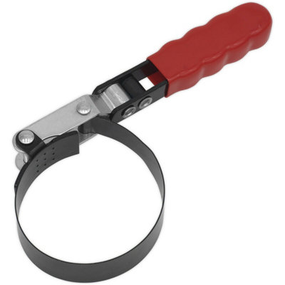 Oil Filter Band Wrench - 65mm to 86mm Capacity - 25mm Wide Spring Steel ...