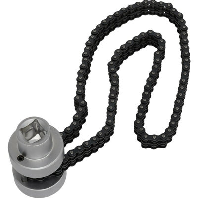 Oil Filter Chain Wrench - 1/2" Sq Drive - 60mm to 115mm Capacity ...