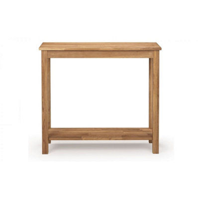 Oiled Oak Console Table - 90cm