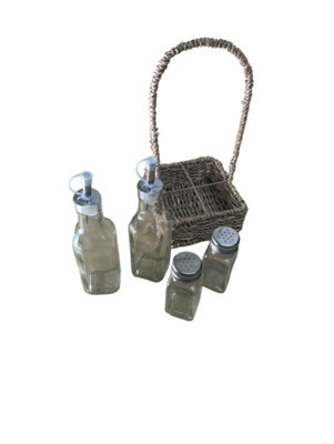 Oils and Cruet Set With Seagra