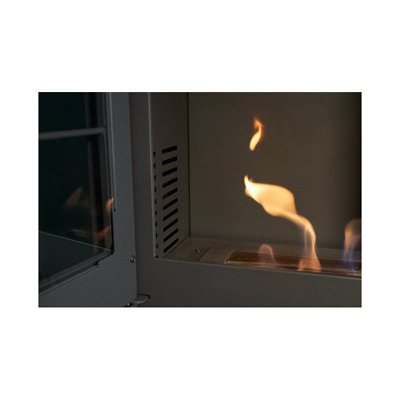 OKO S2 Bio Ethanol Stove in Charcoal Grey