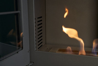 OKO S4 Bio Ethanol Stove in Charcoal Grey