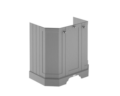 Old London Floor Standing Vanity Unit, Durable 2 Angled Door Sink ...
