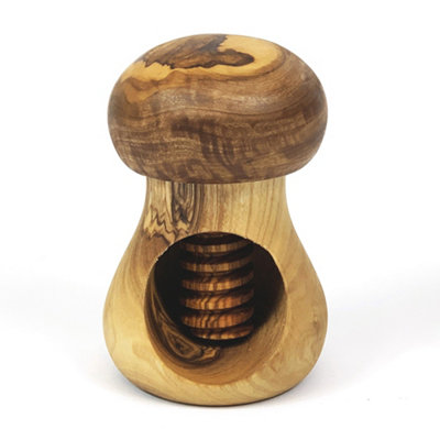 Olive Wood Nut Cracker Splitter Kitchen Tool Walnut Opener 10.5cm (H)