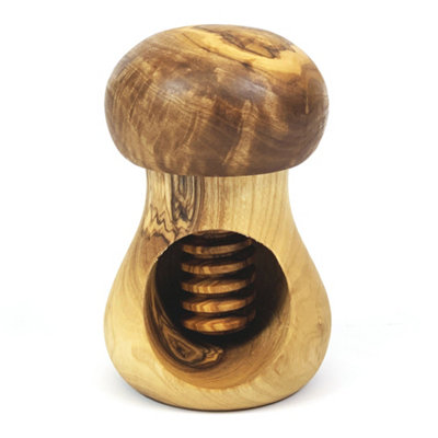 Olive Wood Nut Cracker Splitter Kitchen Tool Walnut Opener 10.5cm (H)