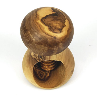Olive Wood Nut Cracker Splitter Kitchen Tool Walnut Opener 10.5cm (H)