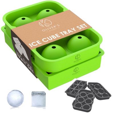 Oliver's Kitchen - Sphere and Cube Ice Cube Tray Set | DIY at B&Q