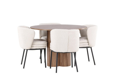 Olivia Dining Table with Agnes Dining Chair Set