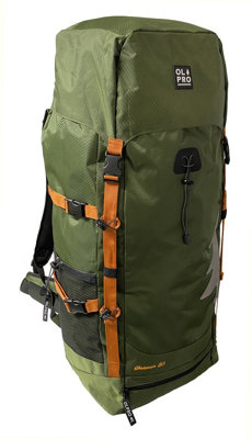 OLPRO Adventure Rucksack 80L Green | DIY at B&Q