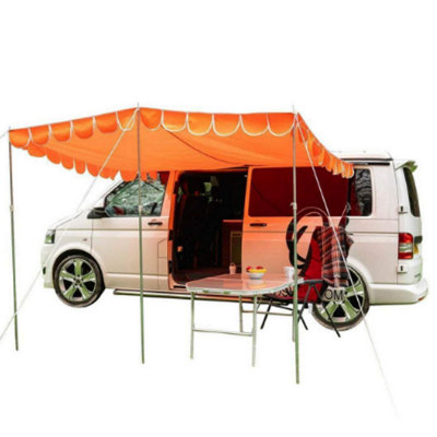 OLPRO Retro Campervan Shade Canopy - Orange | DIY at B&Q