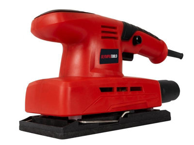 Olympia Power Tools 135W 1/3 Sheet Orbital Sander with Dust Extraction